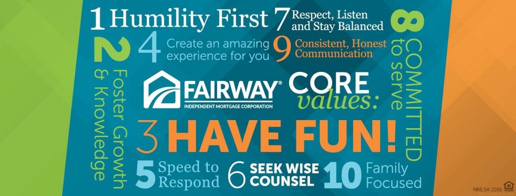 Core Values | Fairway Independent Mortgage Corporation